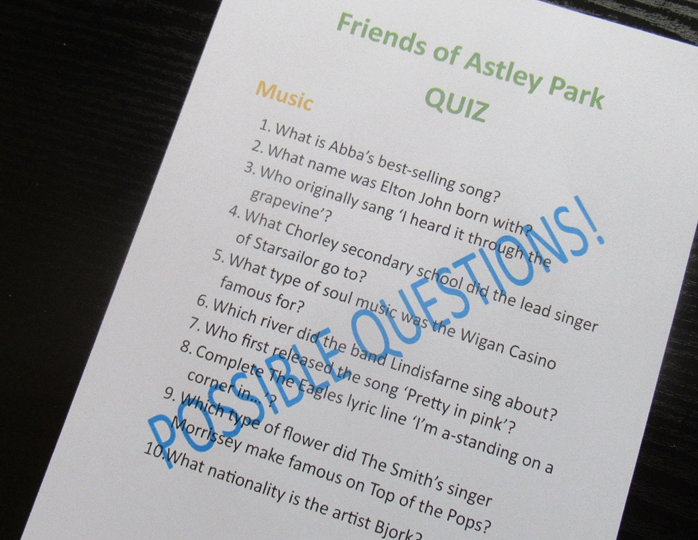 Quiz Night – Coming Soon! – Friends of Astley Park